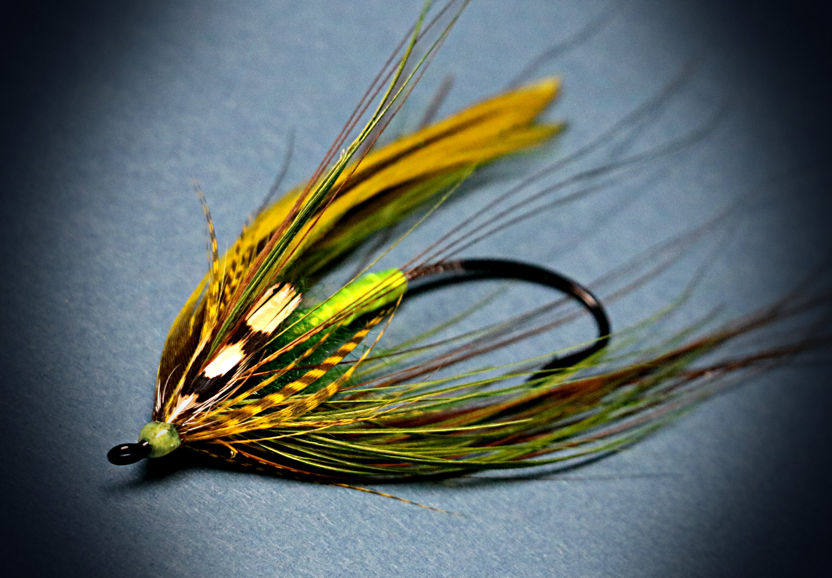 Chartreuse Badger Flexi Spey Fly