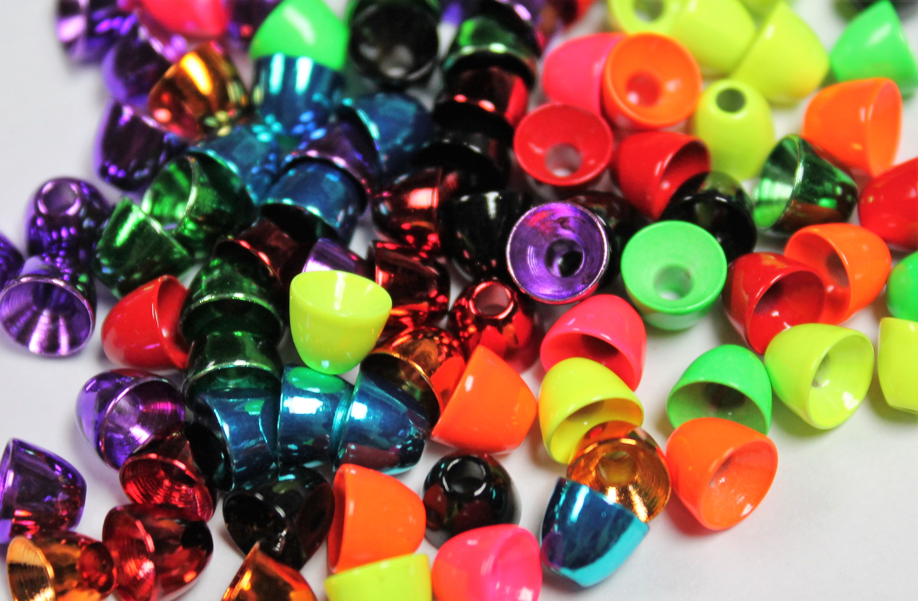 Small Hole Coneheads for Tube Fly Tying